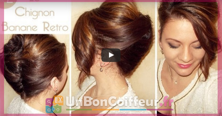 Tuto coiffure : Le chignon banane pour un look rétro chic